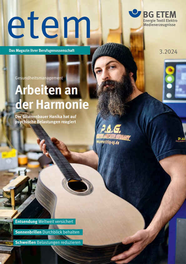 Arbeiten an der Harmonie — bgetem.de - BG ETEM